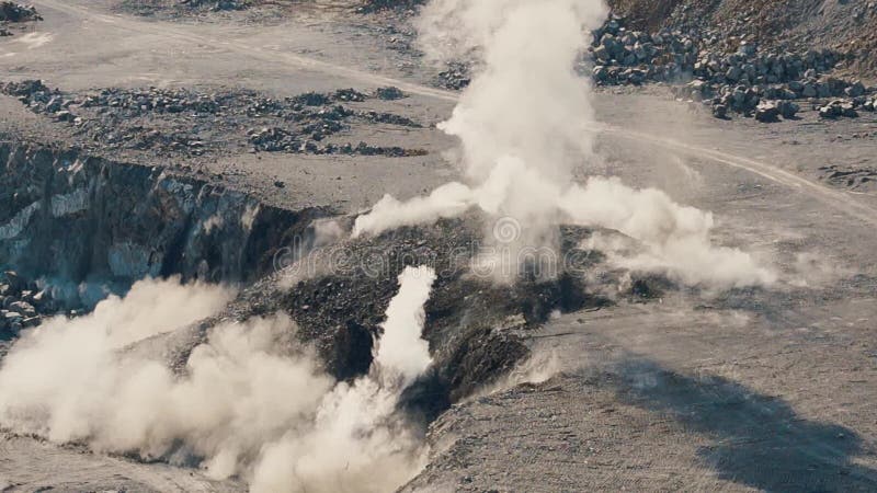 Quarry in Which Sand and Gravel is Excavated from the Ground. Stock ...