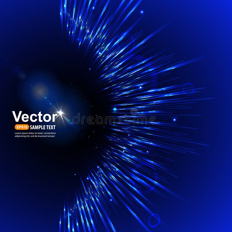 Explosion and Rays Abstract Background Stock Vector - Illustration of ...