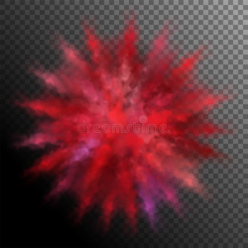 Red Powder Explosion Transparent Background Stock Illustrations – 1,111 ...