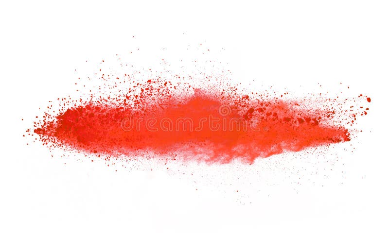 Red color powder explosion stock illustration. Illustration of design ...