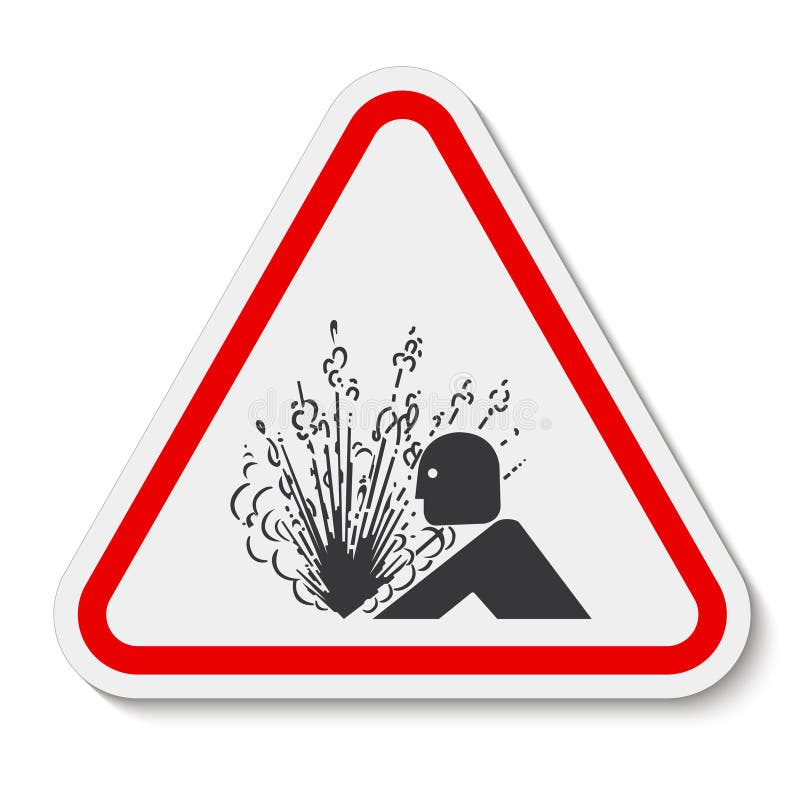 Explosion Release of Pressure Symbol Sign Isolate on White Background ...