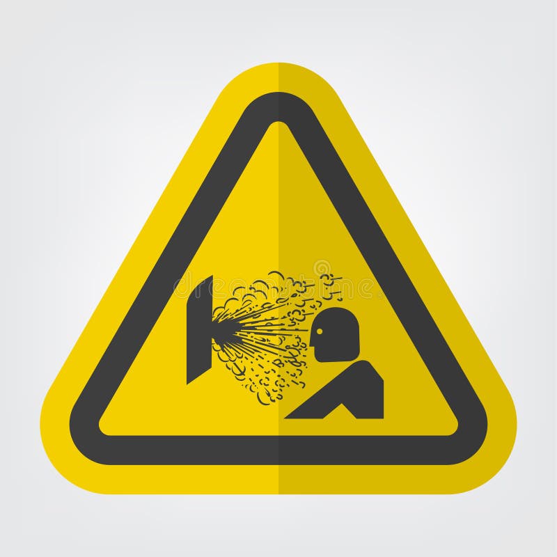 Explosion Release of Pressure Symbol Sign Isolate on White Background ...