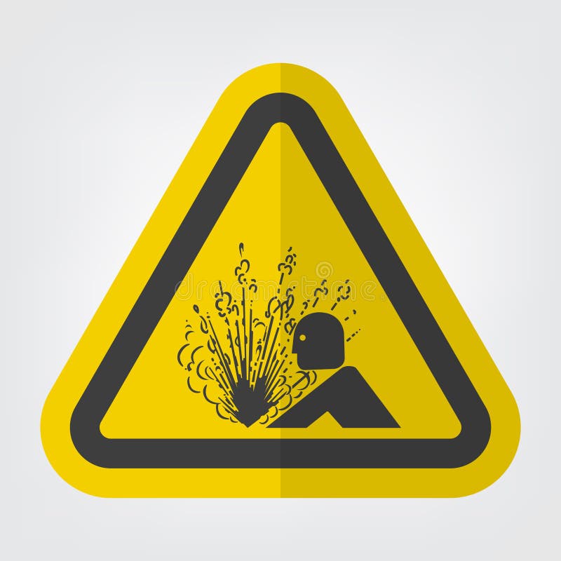 Explosion Release of Pressure Symbol Sign Isolate on White Background ...