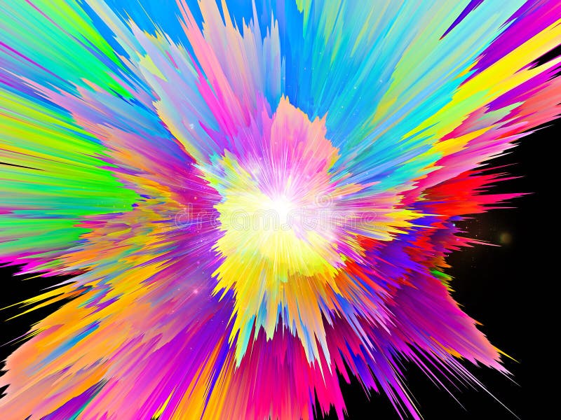 Color Burst stock illustration. Illustration of streak - 113952127