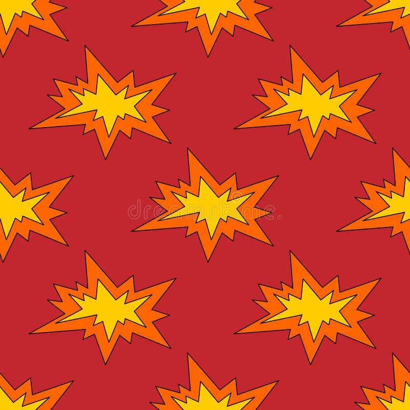 Boom seamless pattern stock vector. Illustration of object - 142915983