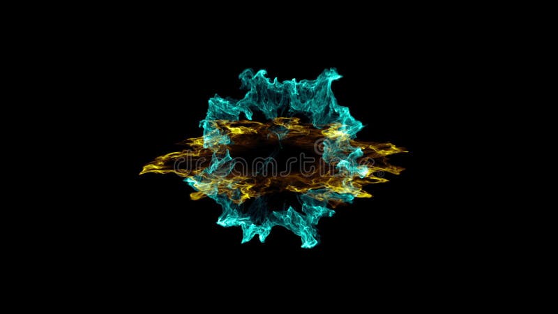 Explosion Shockwave Effect and Divergent Wave Isolated on Black ...