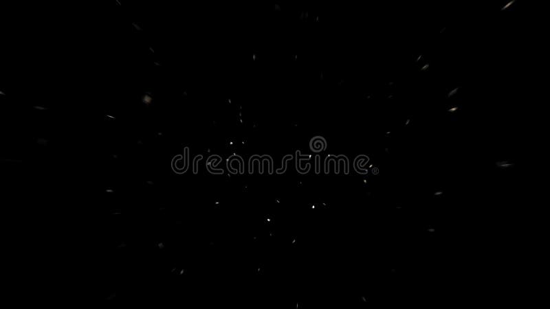 The Explosion of Small Pieces of Particles in Different Directions on a ...