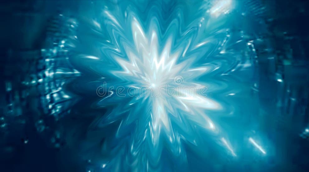 Explosion in Space Blue Abstract Background Blurs Stock Illustration ...