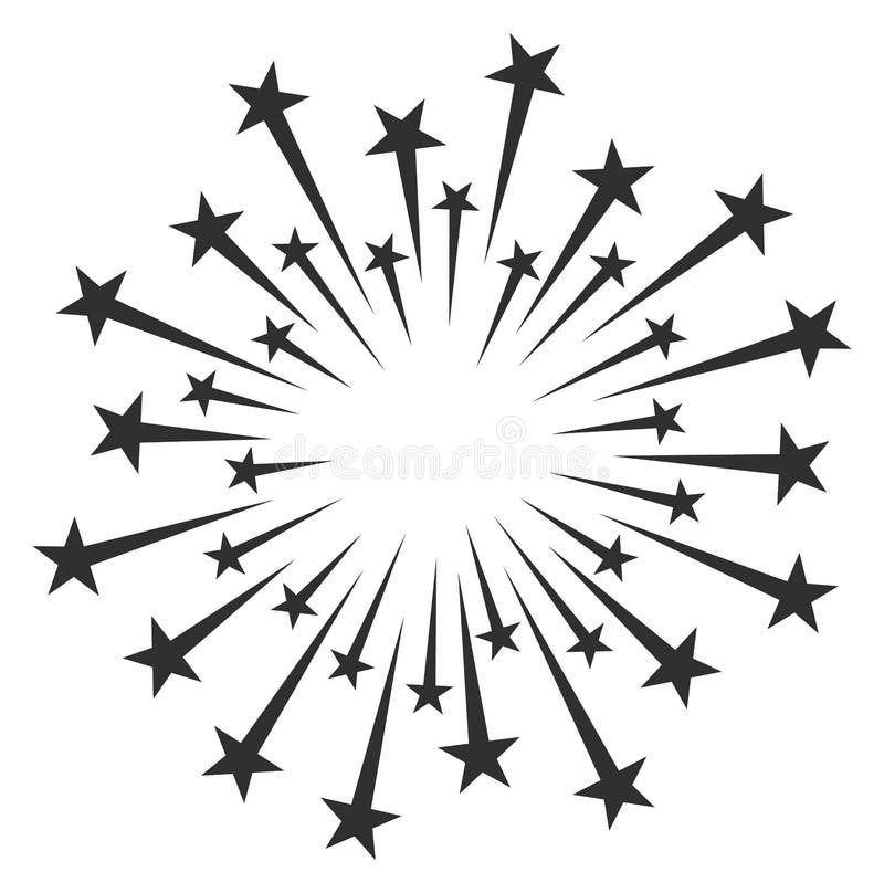 Explosion Sparkles Icon. Bursting Party Star Symbol Stock Vector ...