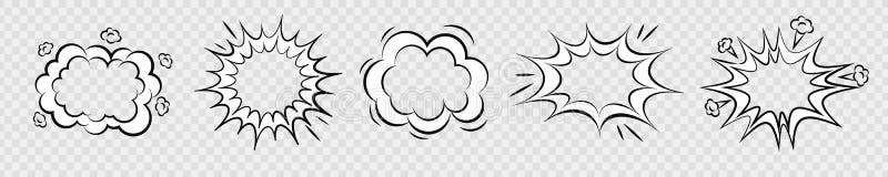 Explosion Star Burst Bang Vector Effect. Blast Boom Shape Stock Vector ...