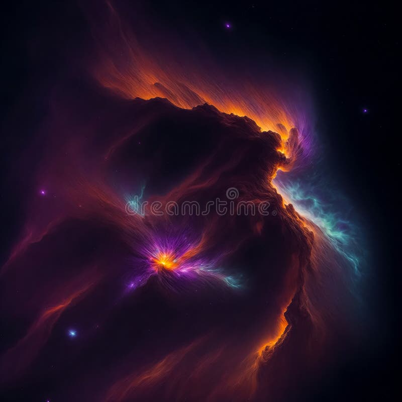 Explosion of a Star and Spread of Stellar Matter in the Universe, Birth ...