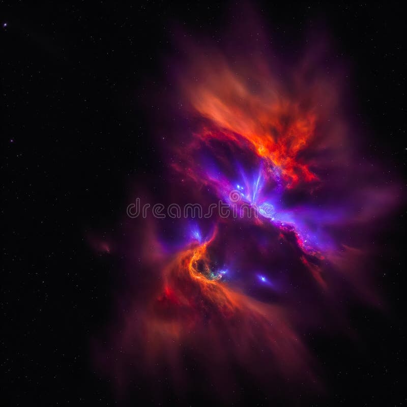 Explosion of a Star and Spread of Stellar Matter in the Universe, Birth ...