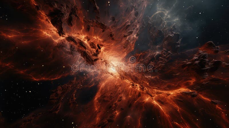 Explosion stars exploding stock illustration. Illustration of nebula ...
