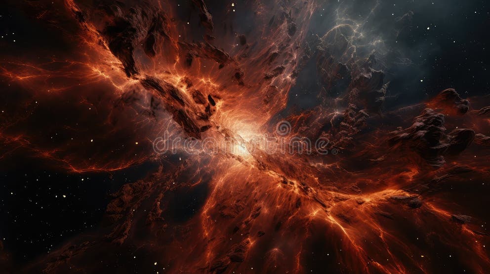 Explosion stars exploding stock illustration. Illustration of nebula ...