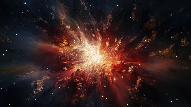 Explosion stars exploding stock illustration. Illustration of night ...