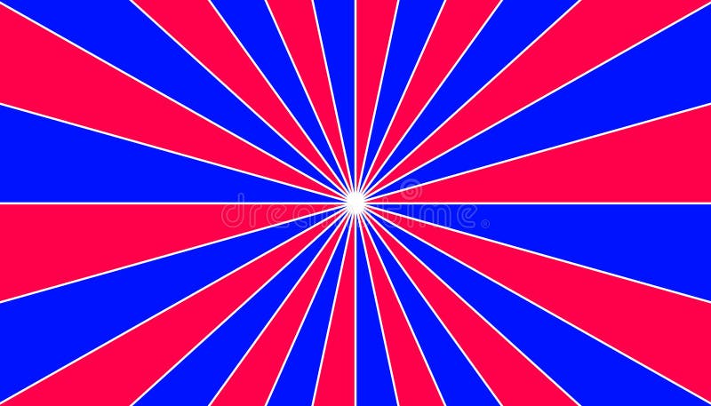 Explosion Sun Background Blue and Red Light Lines - Vector Illustration ...