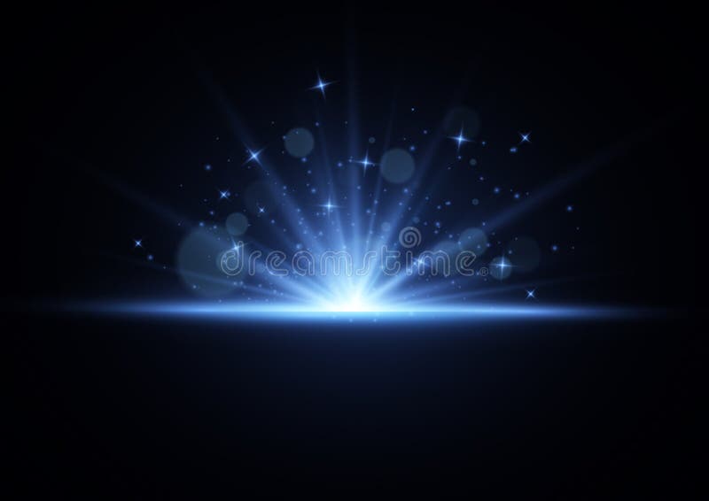 Explosion Sun Gold Glitter Spark, Flash Light Star Stock Vector ...