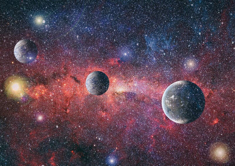 Colorful Deep Space. Universe Concept Background. Elements of this ...