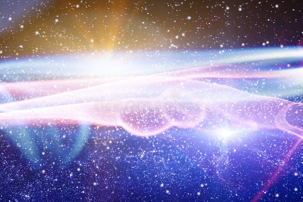 The Explosion of a Supernova in the Open Space Against the Stars ...