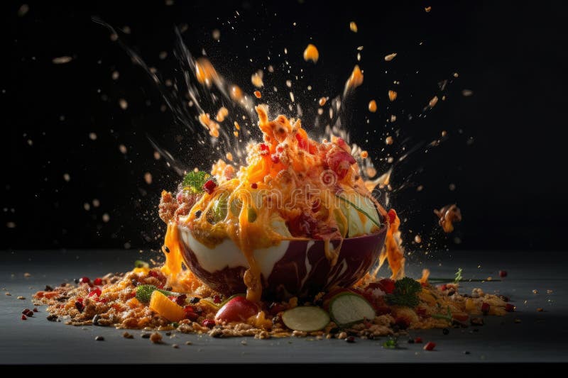 Food Explodes Stock Illustrations – 1,585 Food Explodes Stock ...