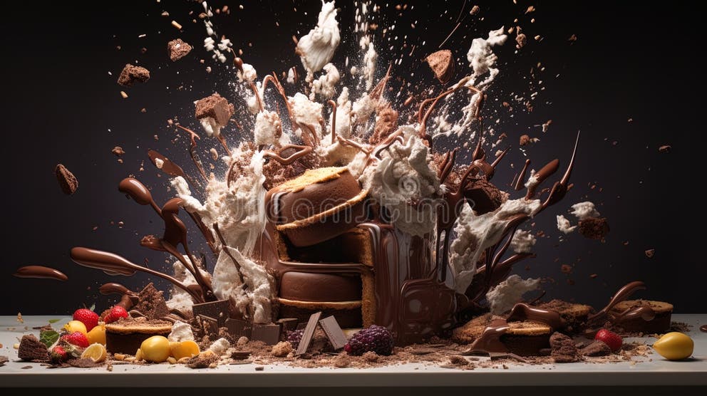 Explosion of Taste: Seething Streams of Chocolate and Vanilla in ...