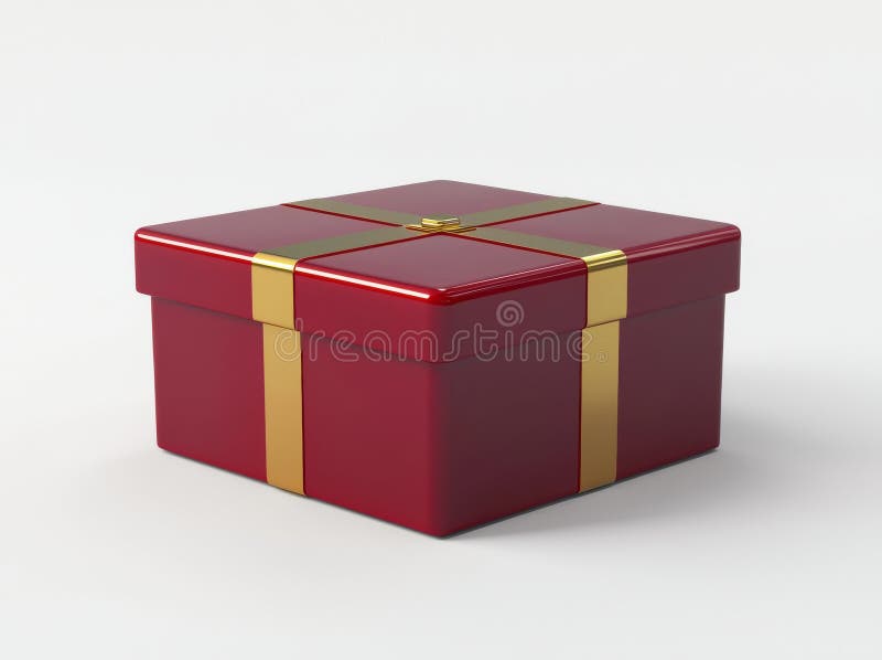 An Explosion-themed Gift Box Template in 3D. Stock Photo - Image of ...