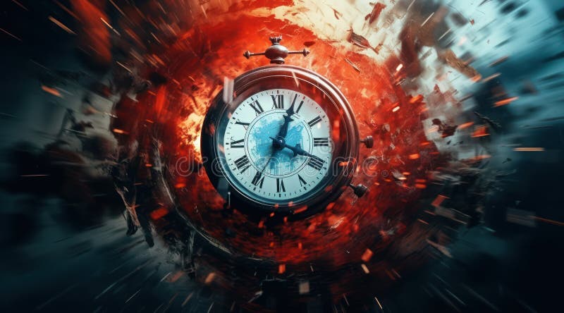 Explosion of Time: a Dynamic Alarm Clock Amidst Chaos Stock ...