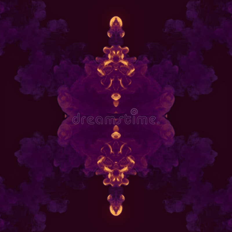 Explosion with Toxicity Smoke on Dark Background. 3d Render Digital ...