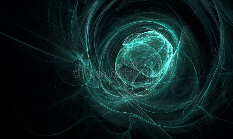 Explosion in Turquoise Hues. Stock Illustration - Illustration of ...