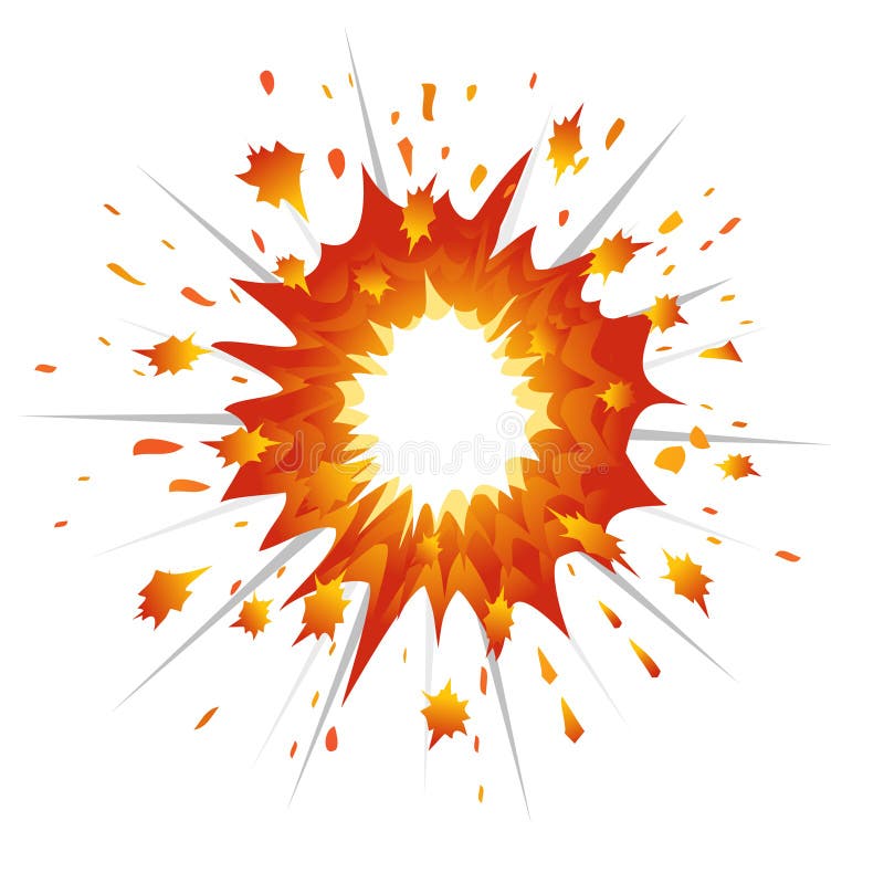 Explosion Vector-Illustration Stock Vector - Illustration of blow ...