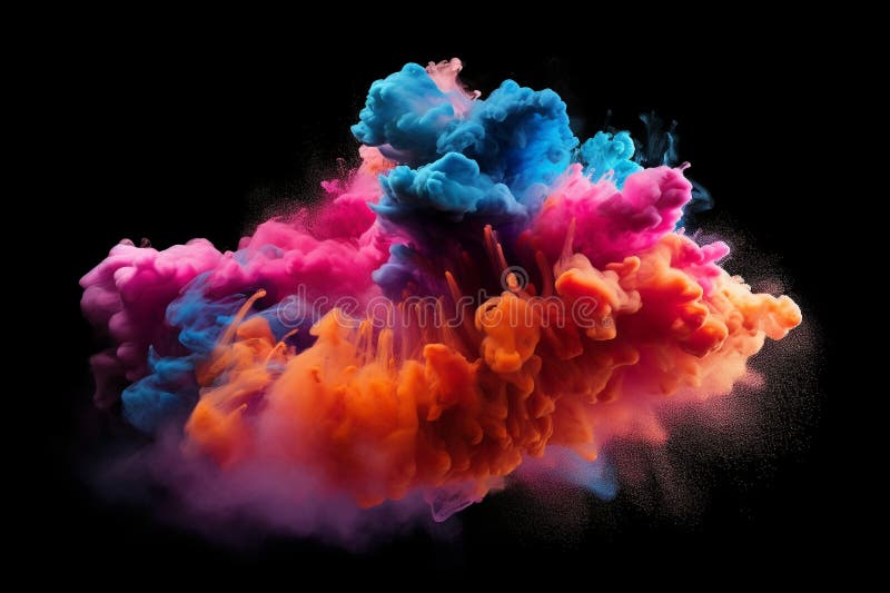 Explosion of Vibrant Clouds, Bursting with an Array of Mesmerizing ...