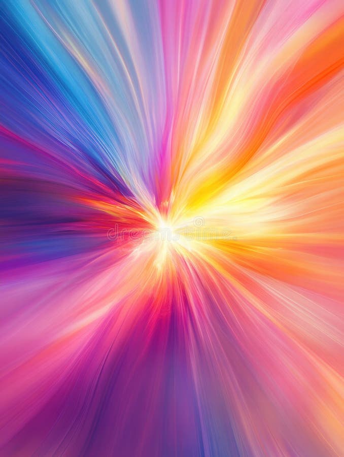 Vibrant Explosion of Colors Creating a Dynamic Visual Effect with Ample ...