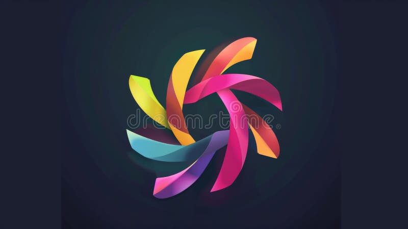 Burst of Brilliance: Colorful Chaos Stock Illustration - Illustration ...