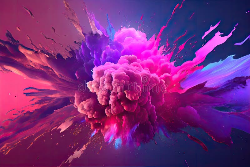 An Explosion of Violet and Pink Colors Creates an Abstract Backdrop of ...