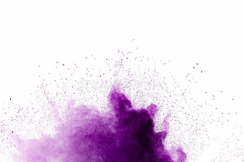 Explosion of violet dust stock image. Image of fantasy - 101581869