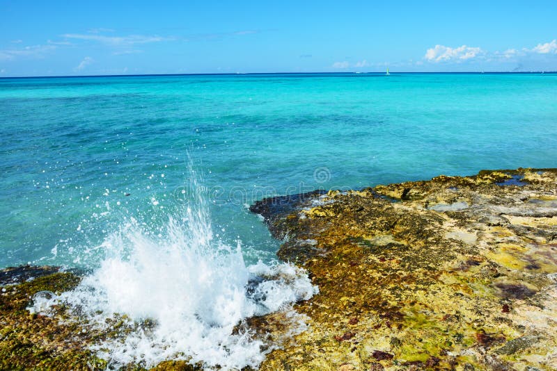 Explosion on the Water in the River, in the Distance You Can See the ...