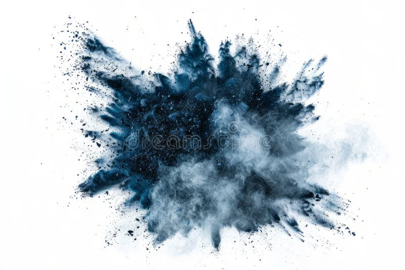Explosions of Cosmic Dust on a White Background. Stock Photo - Image of ...