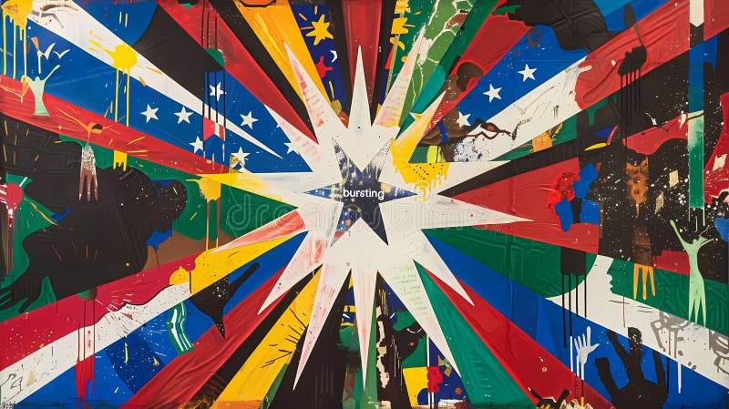 Explosive Art of Cultural Unity Stock Photo - Image of festival ...