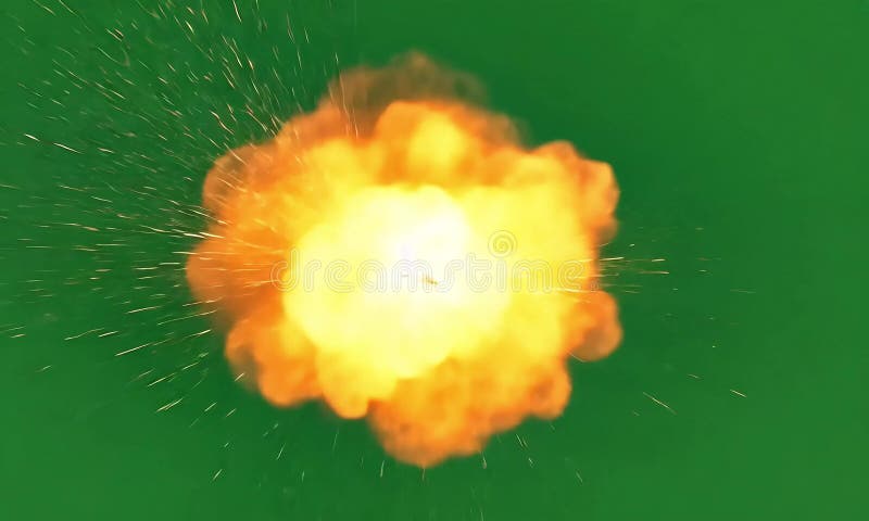 Explosive Burst Effect on Green Screen Stock Video - Video of glitter ...