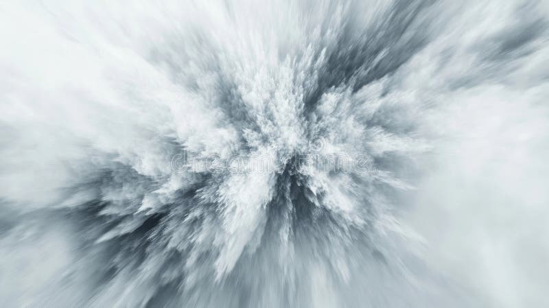 Explosive Burst of Icy Particles, Abstract Frozen Motion Effect. Winter ...