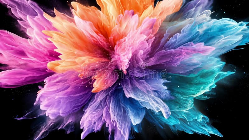 Explosive Burst of Vibrant Powder Explosion in Stunning Multicolor ... Explosive Burst of Vibrant Powder Explosion in Stunning Multicolor ...