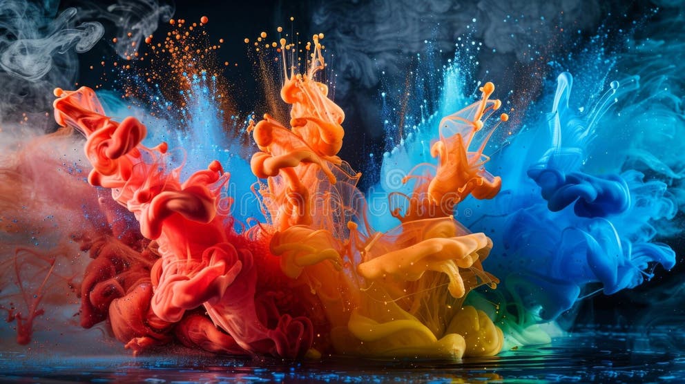 These Explosive Bursts of Colored Paint Create an Explosion of Joy and ...