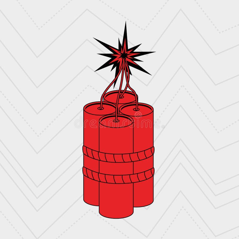 Explosive cartoon design stock illustration. Illustration of icon ...