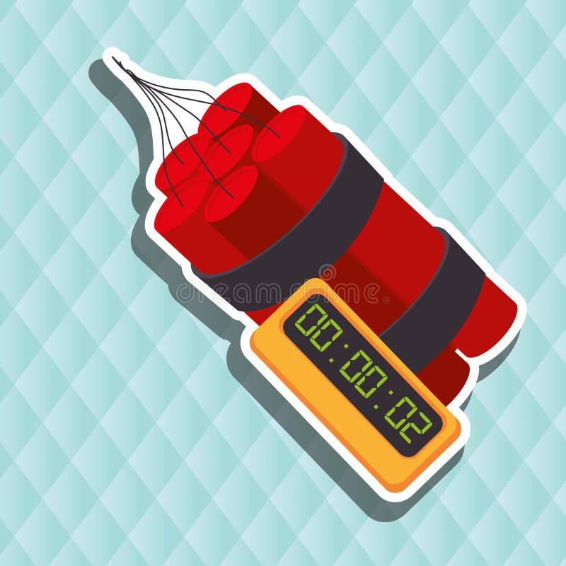 Explosive cartoon design stock illustration. Illustration of energy ...