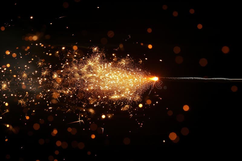 Explosive Celebration: Colorful Fireworks Illuminate the Night Sky on a ...