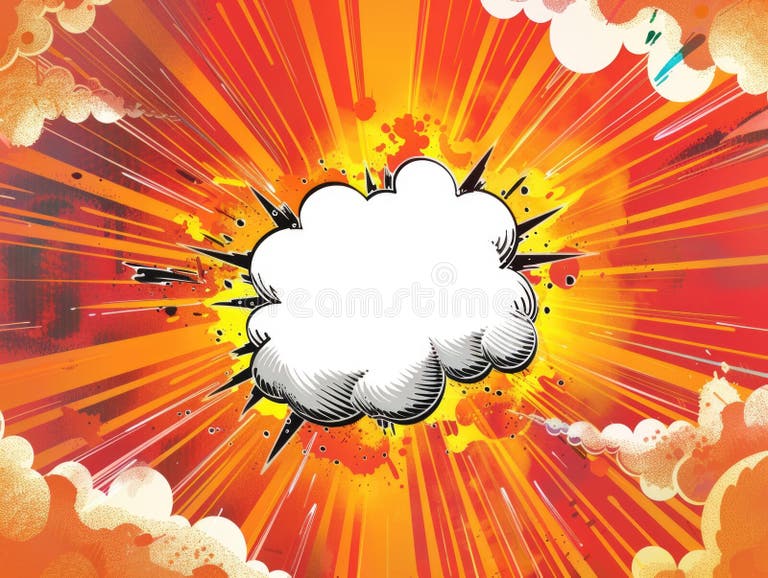 Explosive Cloud Burst stock photo. Image of dramatic - 372242874