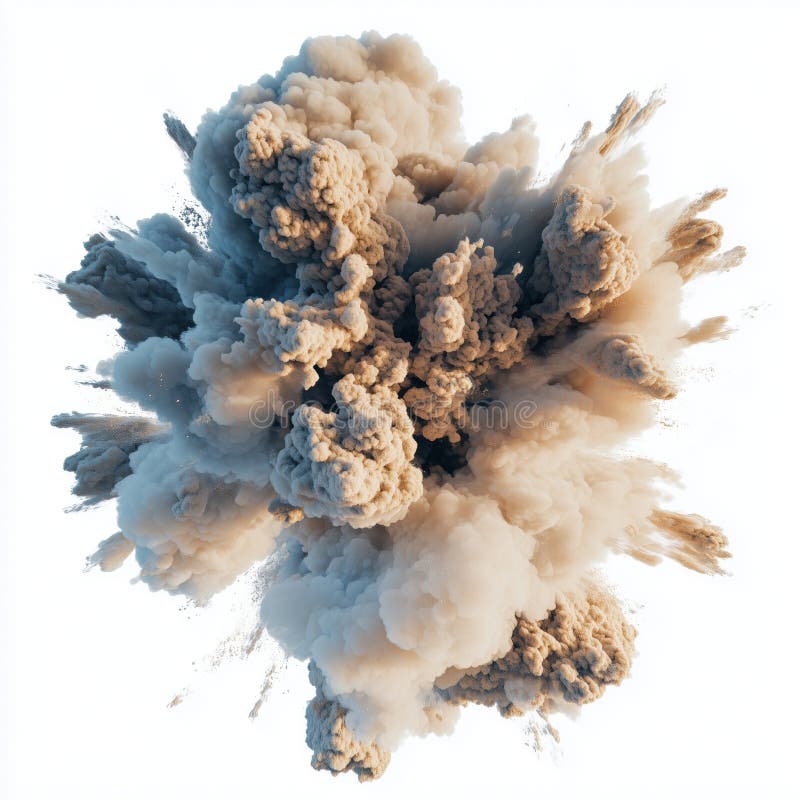 Explosive Cloud Formation Shows Dust and Smoke Billowing in an ...