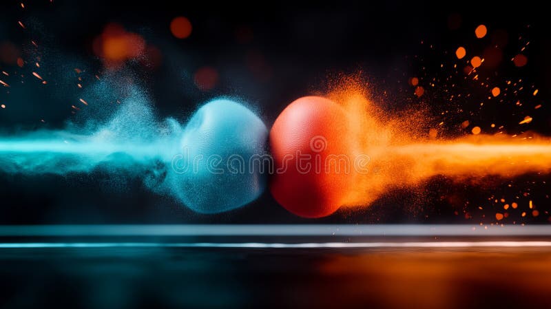 Explosive Collision of Colored Balls - a Stunning Visual of Energy and ...