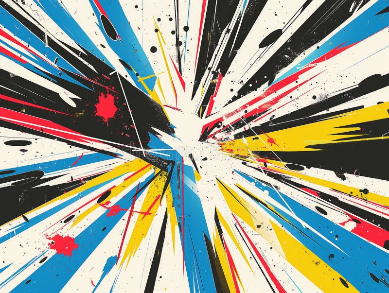 Explosive Color Burst Abstract Background Stock Photo - Image of color ...