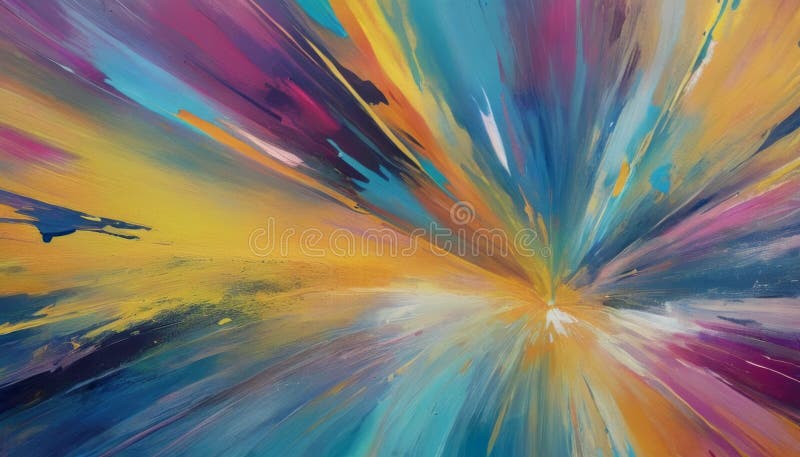 Explosive Color Burst Abstract Painting Stock Image - Image of ... Explosive Color Burst Abstract Painting Stock Image - Image of ...